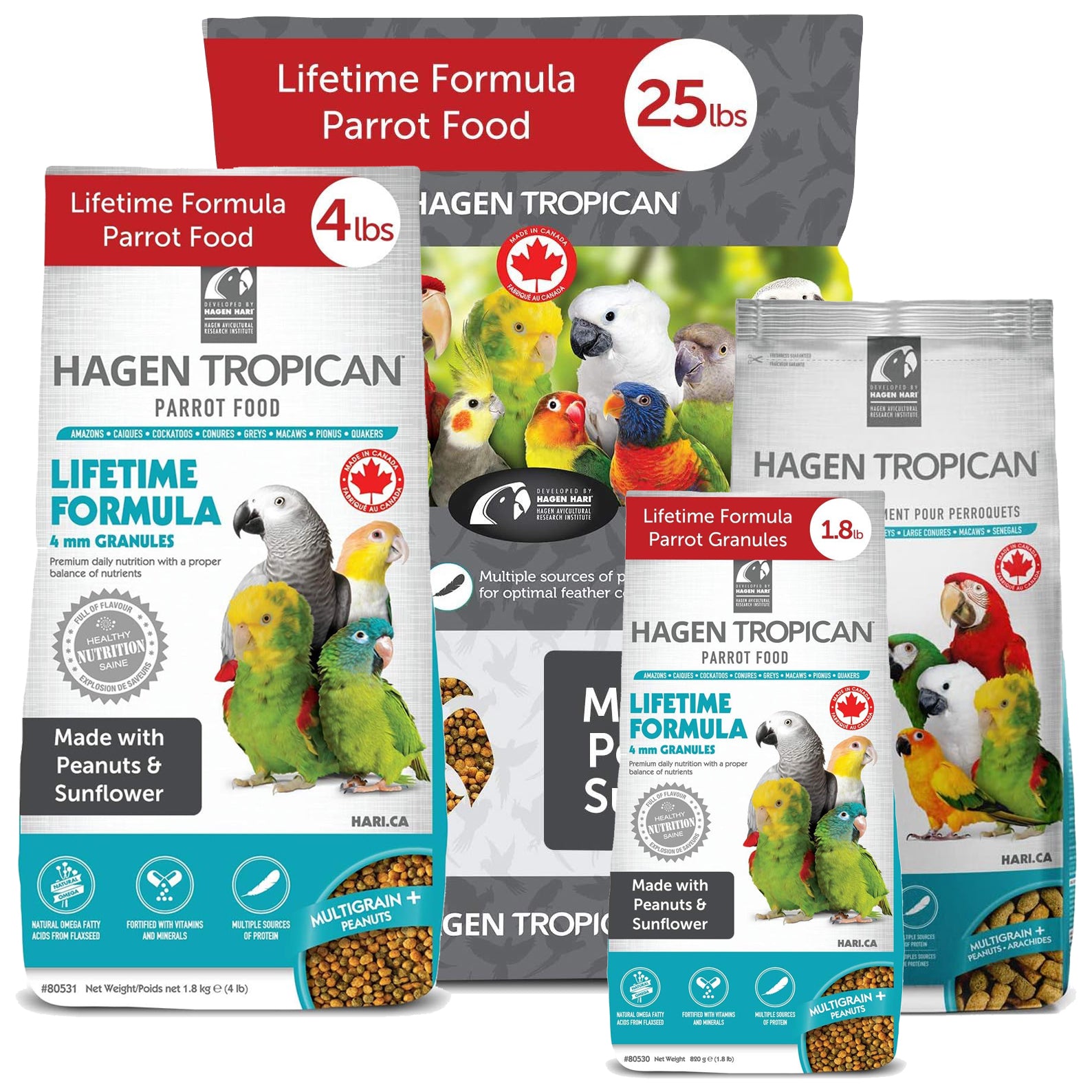Hari Tropican Parrot Lifetime Stick Food | From Aquacadabra