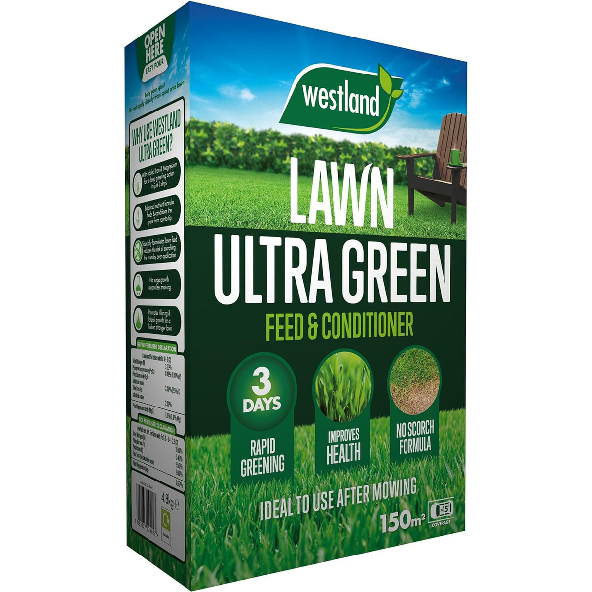 Westland Lawn Ultra Green Feed & Conditioner | From Aquacadabra
