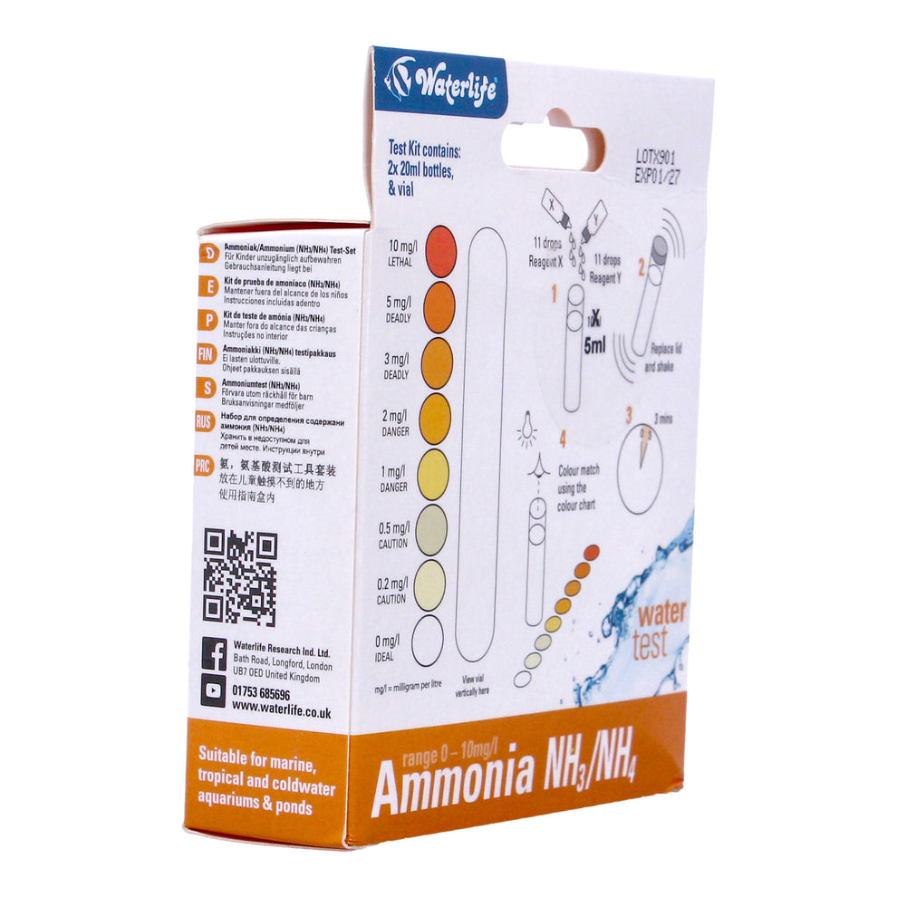 Waterlife Ammonia Nh3/Nh4 Water Test | from Aquacadabra