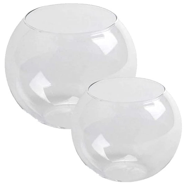 Glass Aquarium Fish Bowls | 5L & 13L Sizes Available – Aquacadabra
