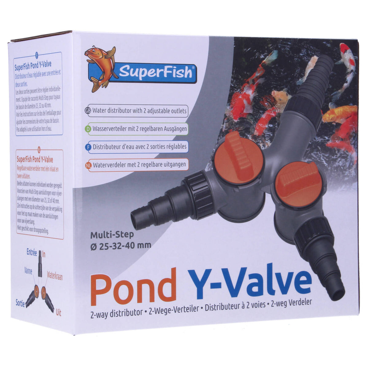Superfish Adjustable Pond Y-Valve | Valves and Flanges – Aquacadabra