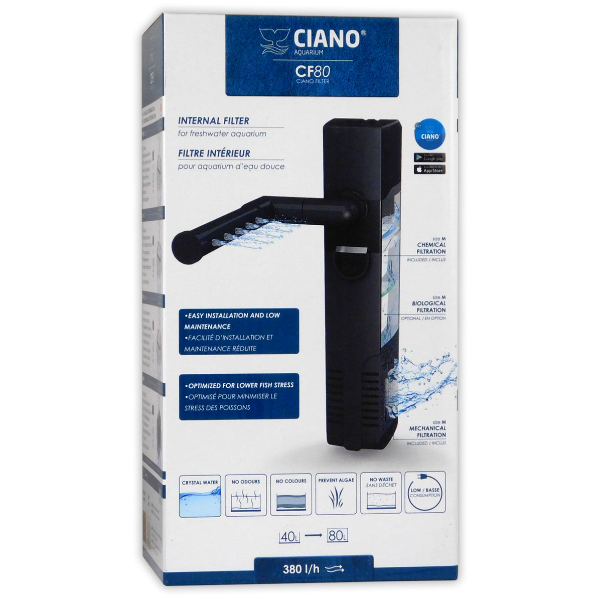 Ciano CF80 Internal Filter | from Aquacadabra