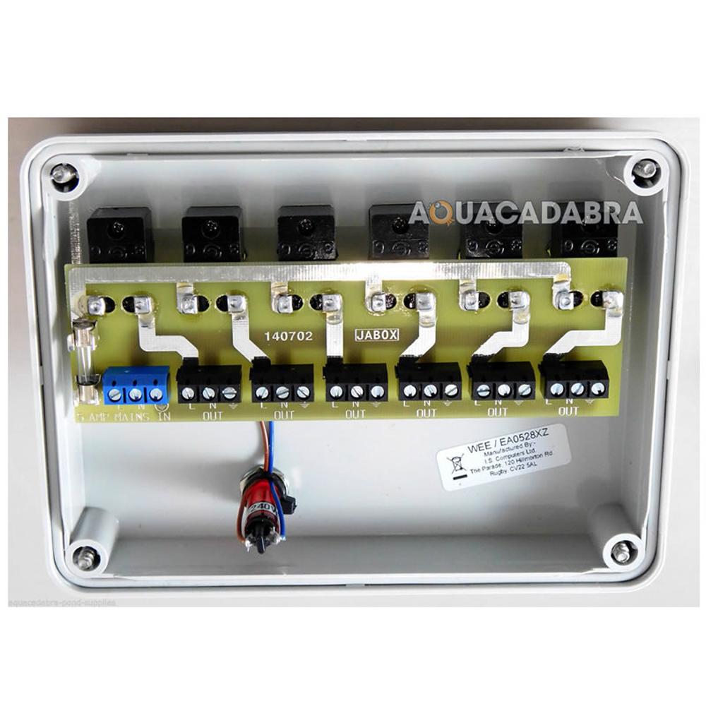 Garden 6-Way Switch Electrical Box | Pond Electrics – Aquacadabra