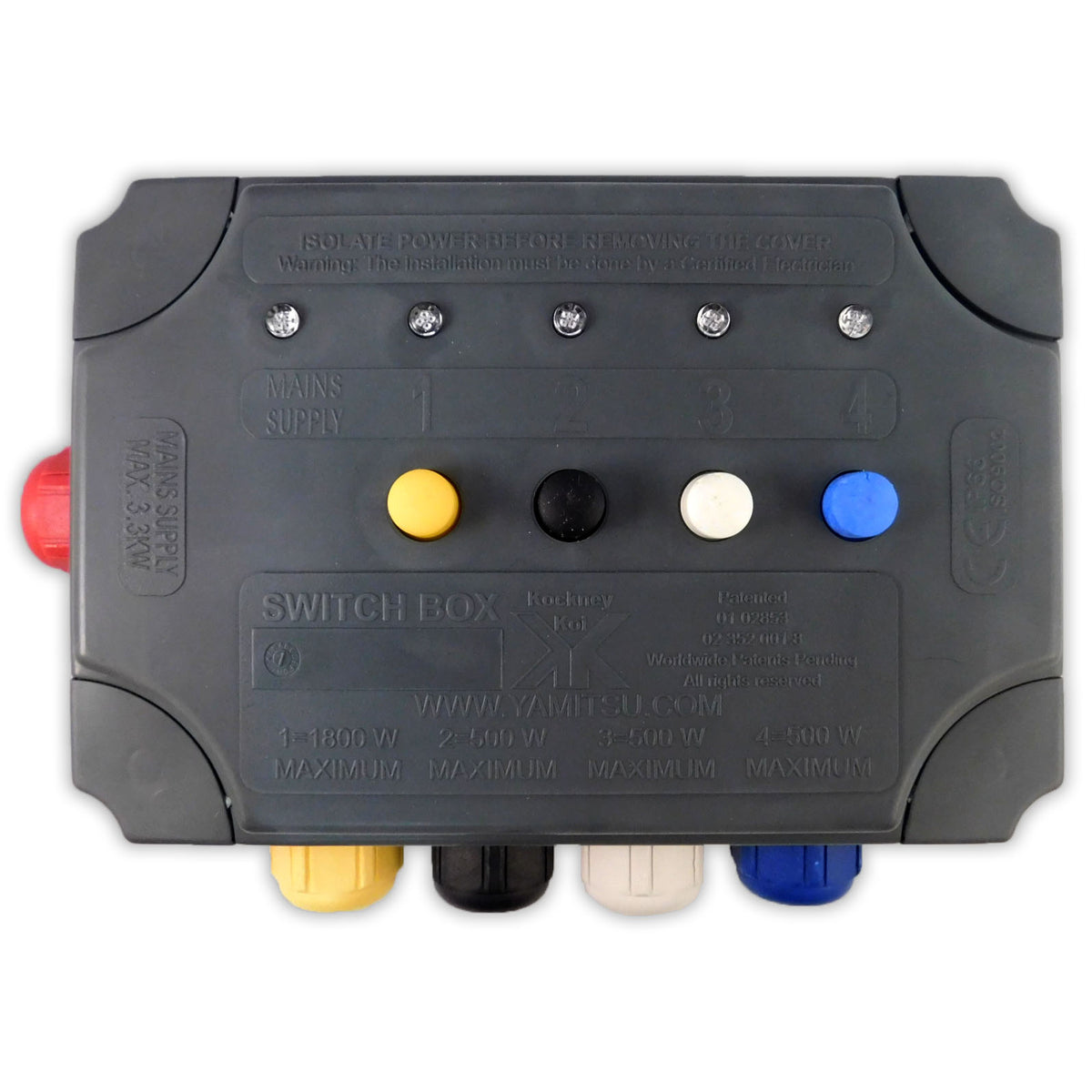 Kockney Koi 4-Way Weatherproof Switch Box | Pond Electrics – Aquacadabra