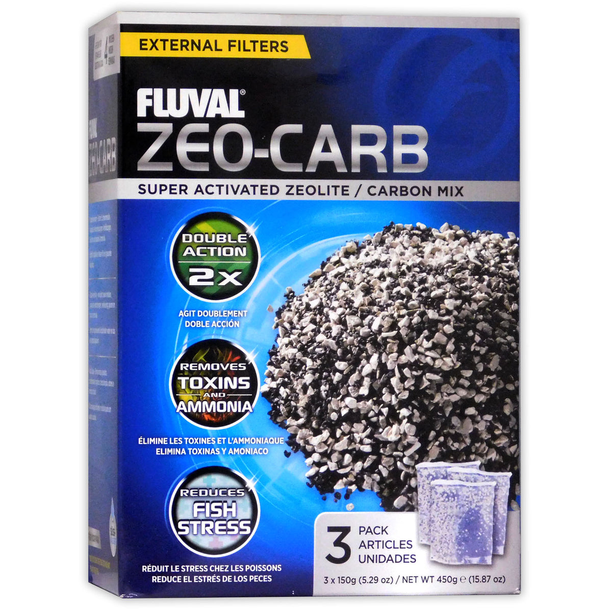 Fluval Zeo-Carb Media 450g | from Aquacadabra